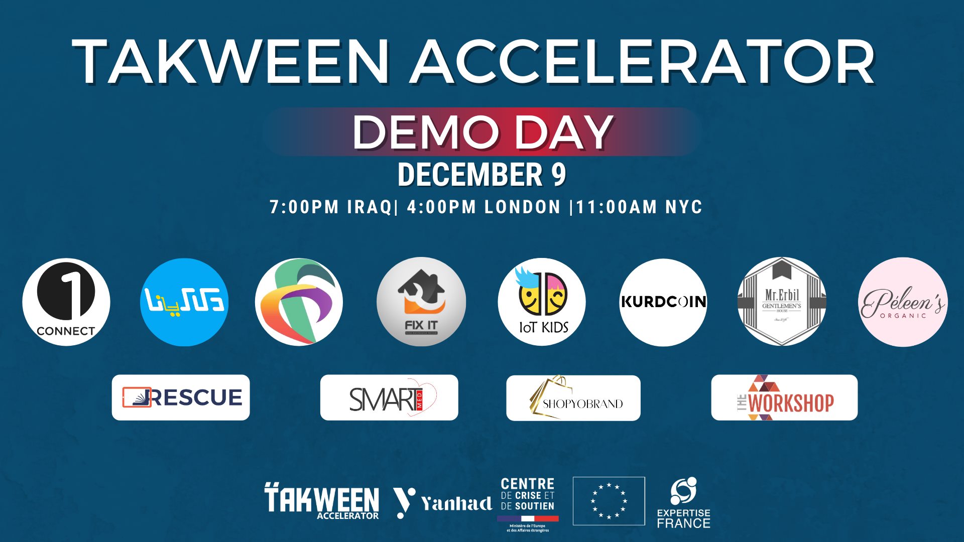 The 12 Iraqi And Kurdish Startups In The Takween Accelerator – Iraqi ...